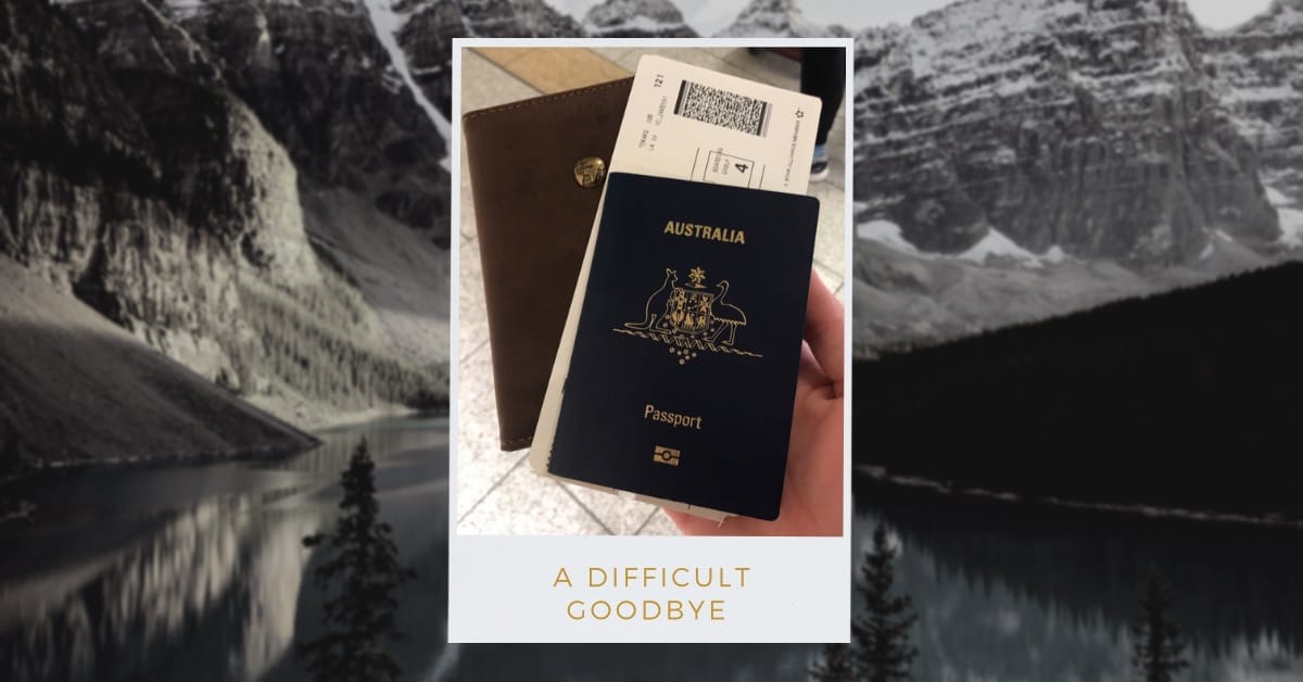 A difficult goodbye - Stories Go Ever On